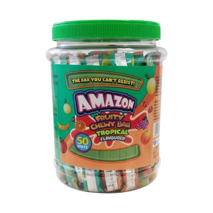 AMAZON FRUITY CHEWY BAR TROPICAL 50s - Sweet Zania